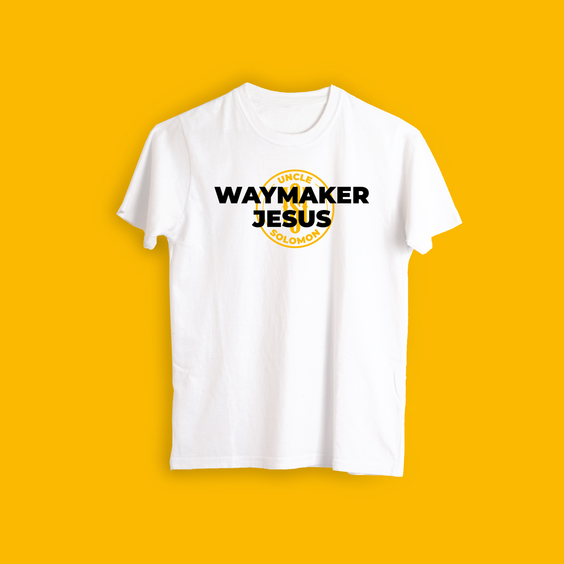 Waymaker Jesus - Tshirt - White - Uncle Solomon